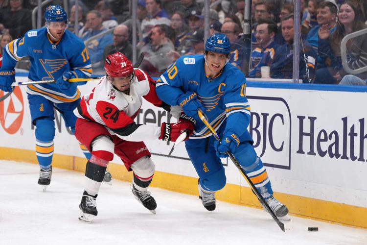 Blues snap 3-game skid with 3-0 win over Hurricanes | National | the ...