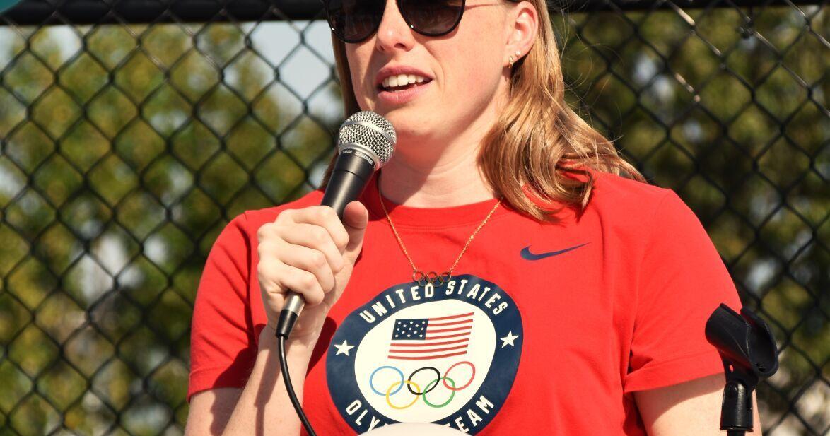 Lilly King stokes a love for swimming at YMCA pool opening | Dawson ...