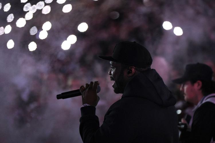 50 Cent's 'Many Men' electrifies Oklahoma crowd, and Sooners score two ...