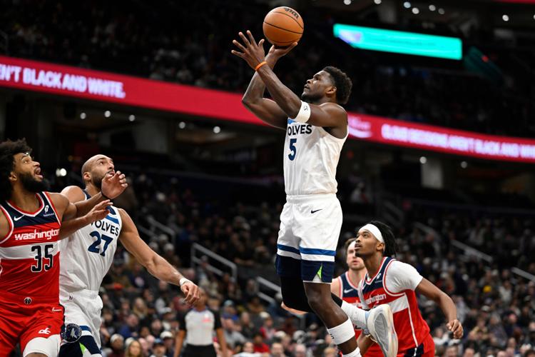 Anthony Edwards scores 35 points as Timberwolves rip Wizards, 141-115 ...