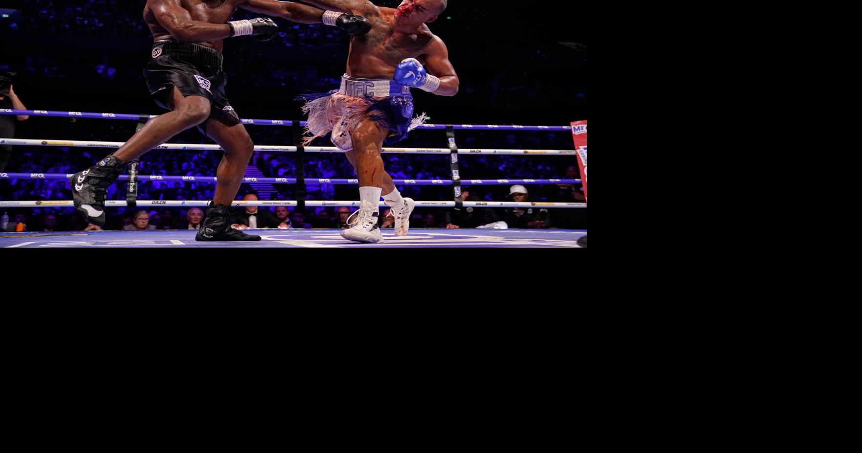 Dubois shakes off knockdowns and stops Wardley to win WBO heavyweight ...