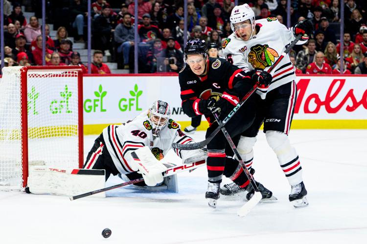 Senators score 3 goals in third period of 6-4 win over Blackhawks ...