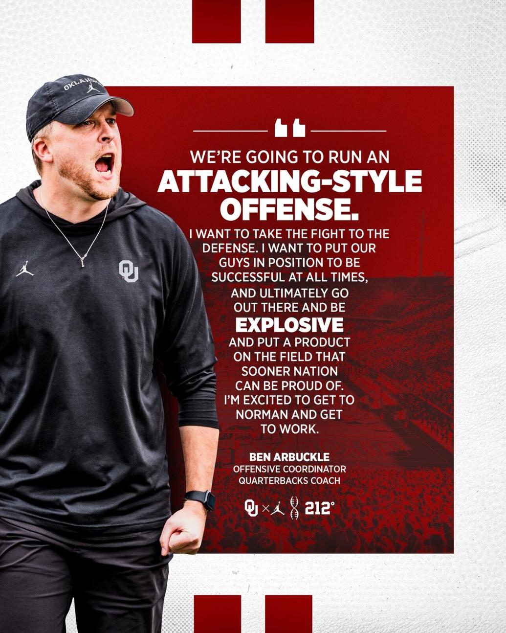 Oklahoma names Ben Arbuckle new offensive coordinator | Sports ...