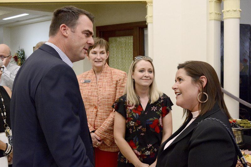 Stitt talks budget during Ada meet and greet | Local News | theadanews.com