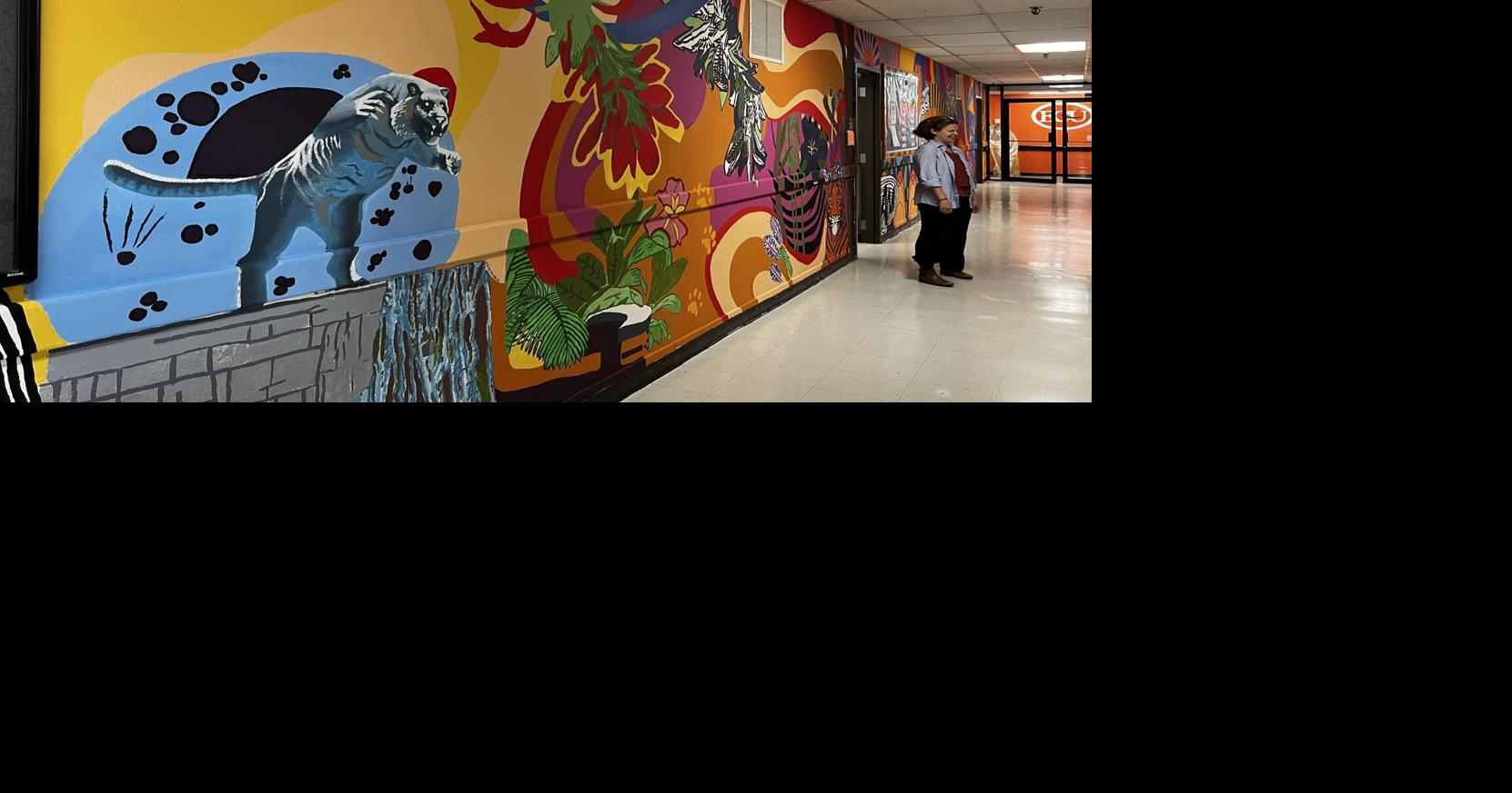 Art students create mural for ECU Academic Success Center | News ...