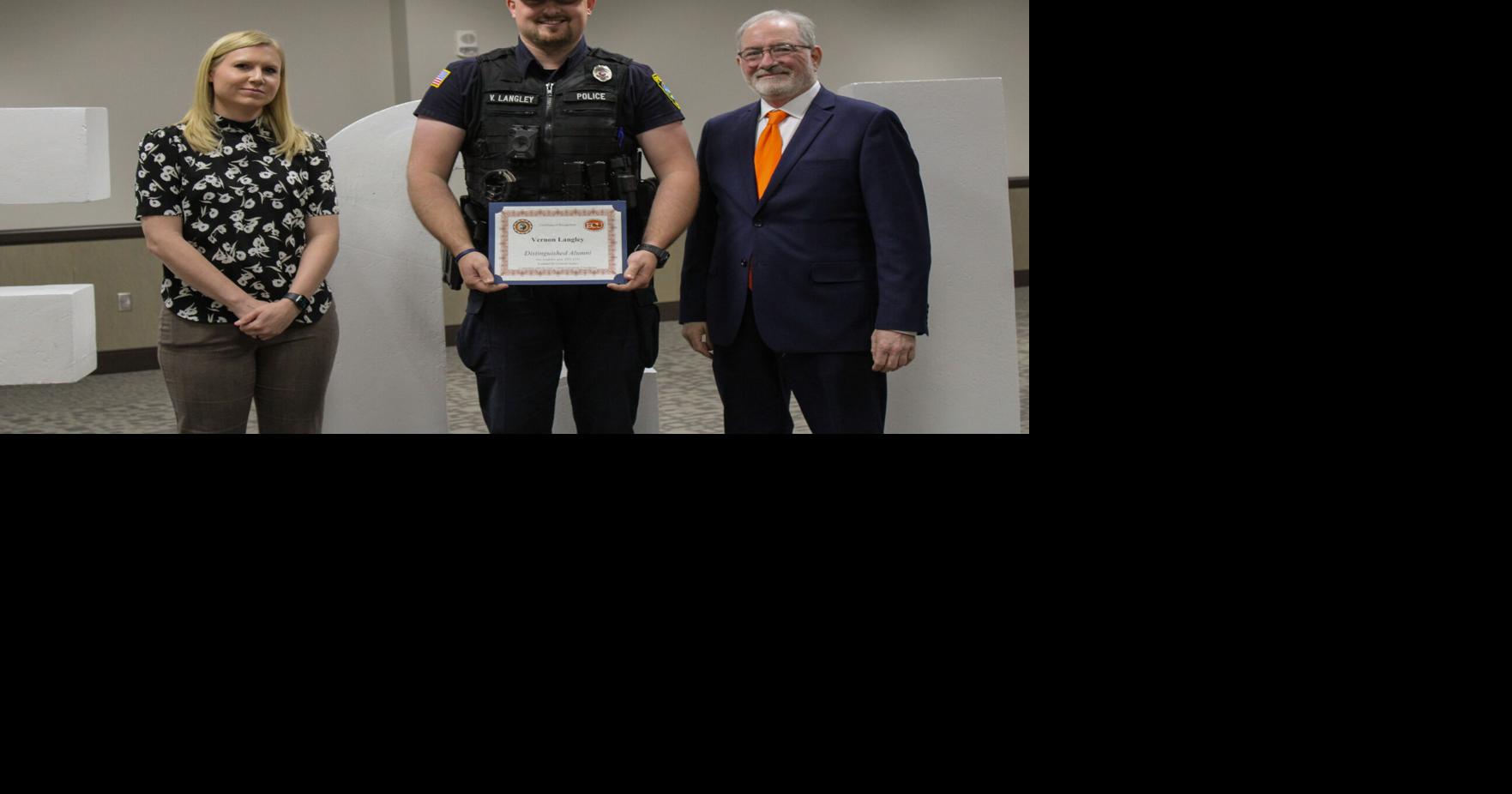 Ada police officer receives honor from ECU | | theadanews.com