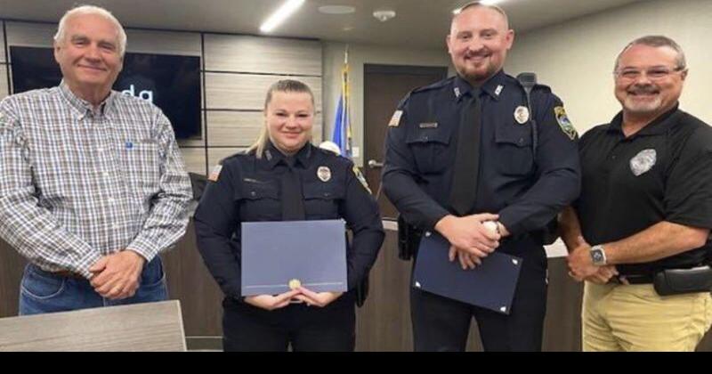 Ada Police officers Vernon Langley and Stephanie Bolin honored | Local ...