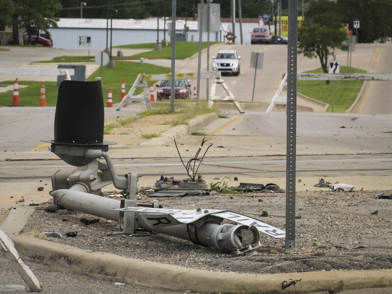 One arrested in late-night Crazy Corner crash | Local News | theadanews.com