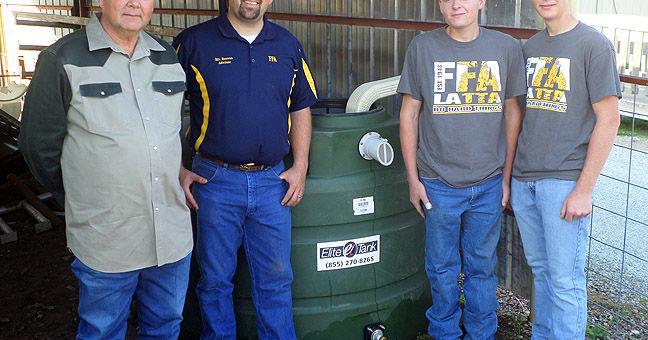 Latta FFA/high school Ag department hosts Rainwater Harvesting Program ...