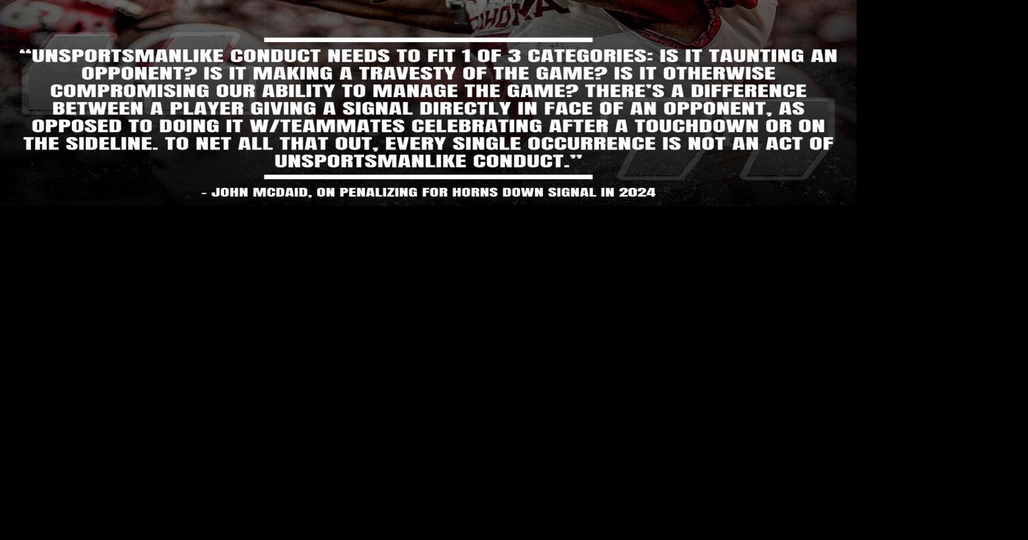 SEC officials sound off on Horns Down gesture | Oklahoma | theadanews.com