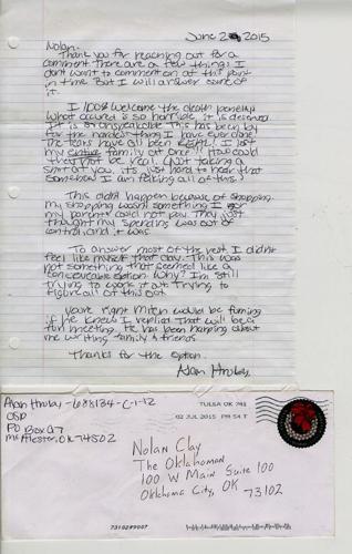 Alan Hruby admits guilt in letter to newspaper | | theadanews.com