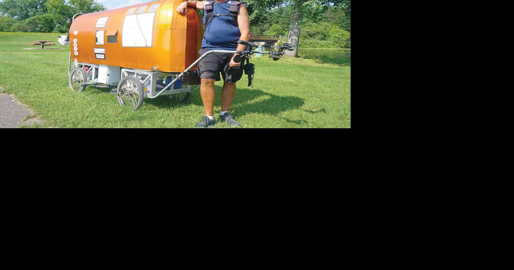 Cross-country walker eyes Florida finish after Amery stop | News ...