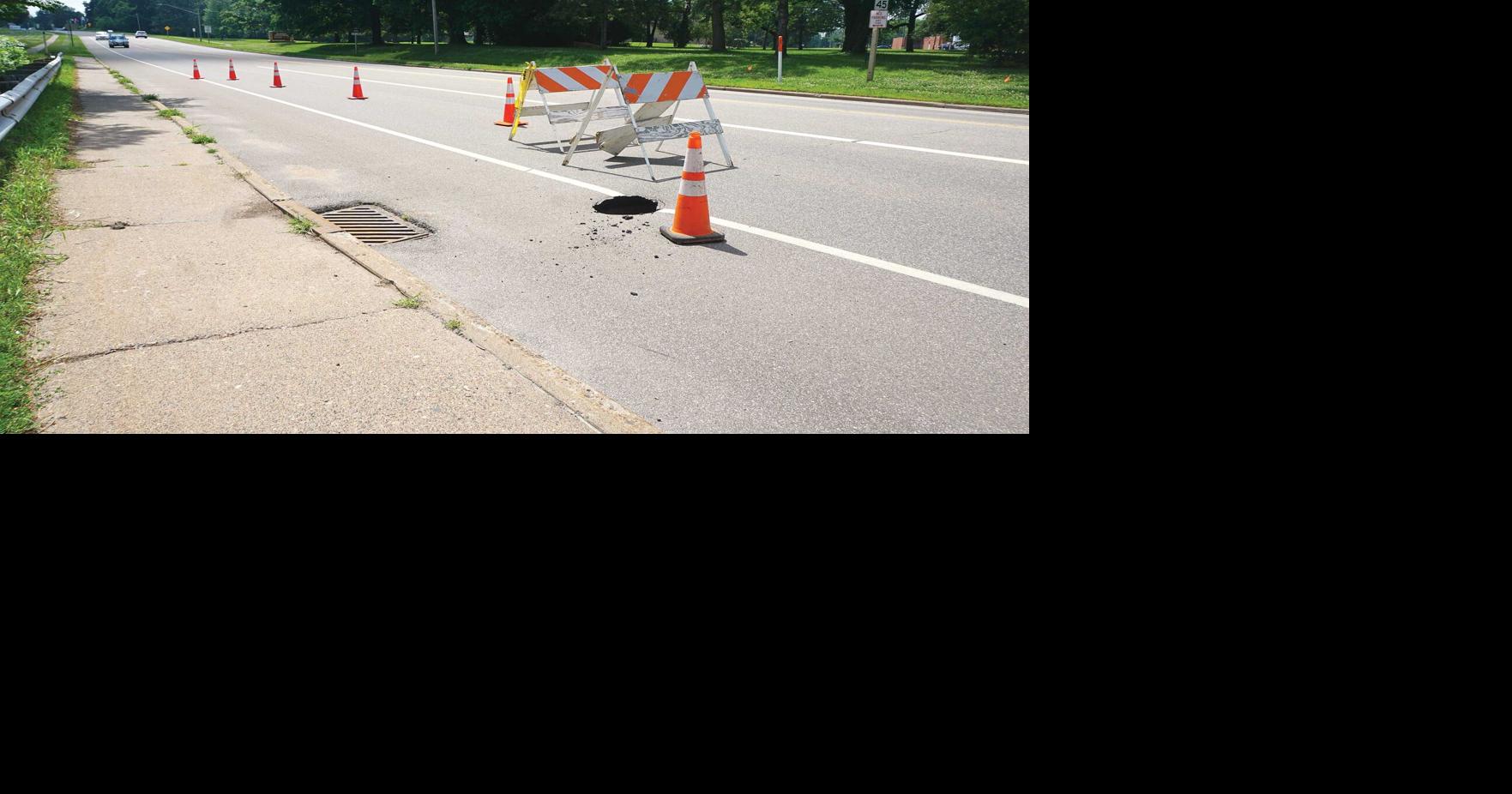 Keller Ave sinkhole patched, pipe collapse | News | theameryfreepress.com
