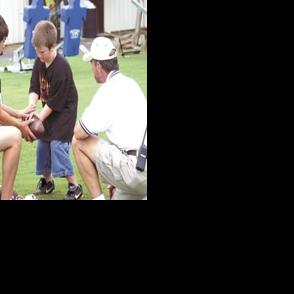 A number of Arab area youth learned some of the basics of football last ...