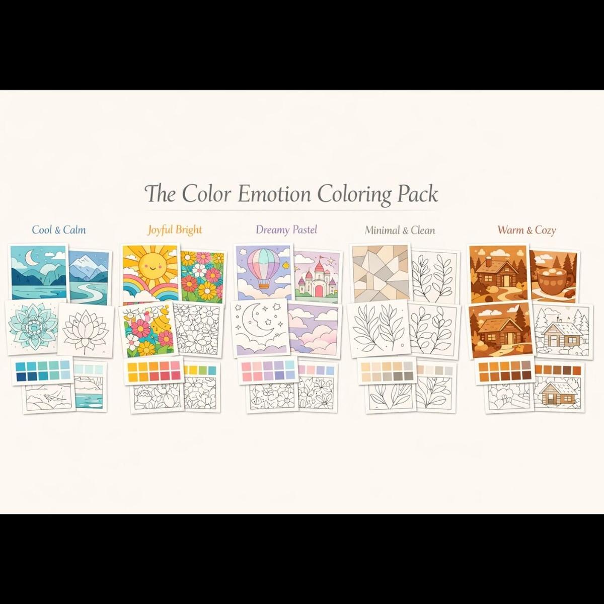 The Color Emotion Coloring Pack Review Mood-Boosting Fun ...