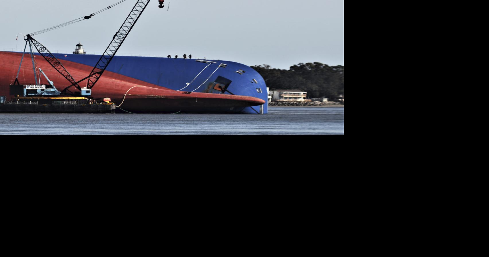 Golden Ray to have propeller, rudder removed this week | Local News ...