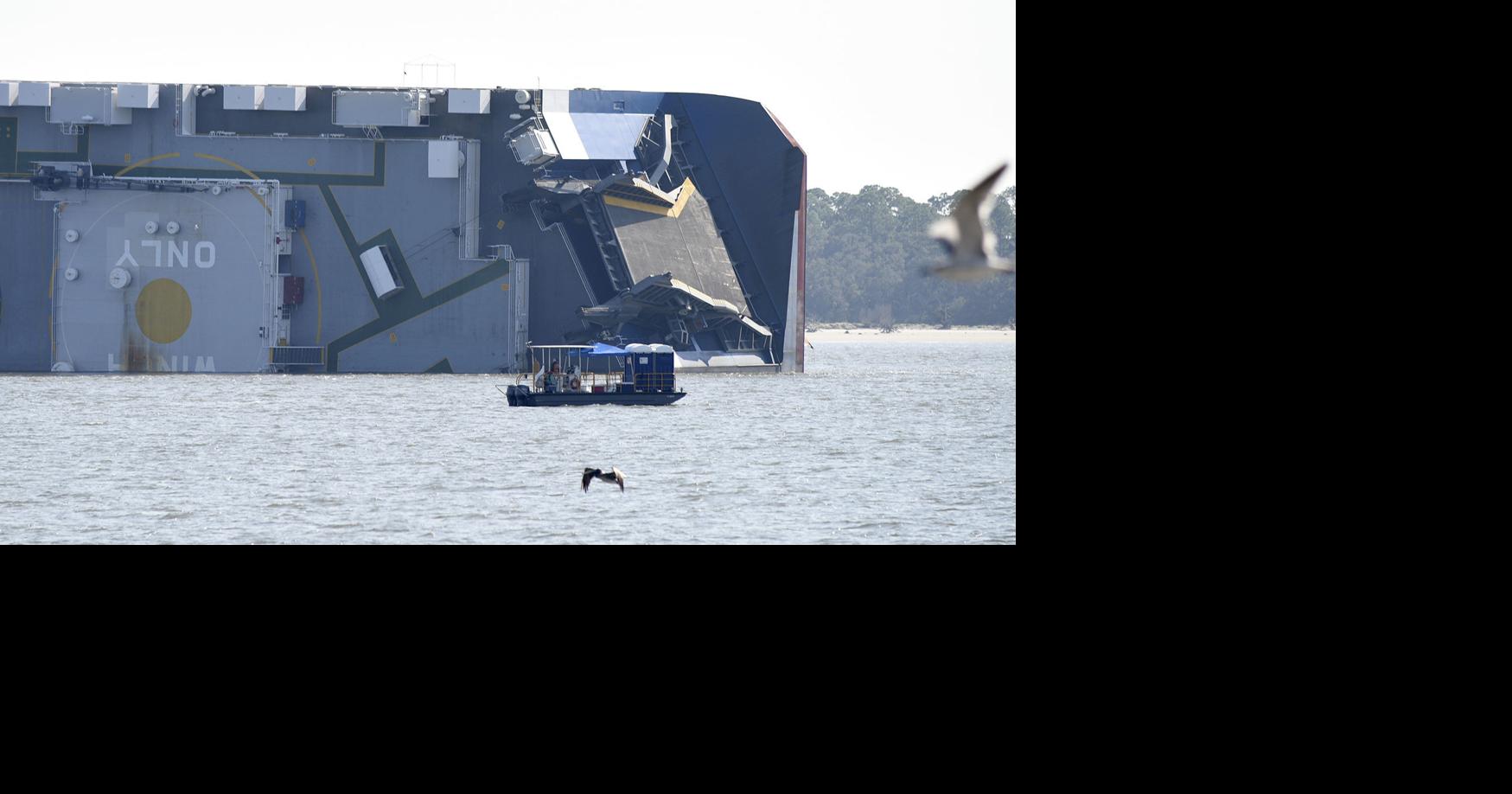 Salvaging, cleanup of Golden Ray shipwreck will require detailed ...