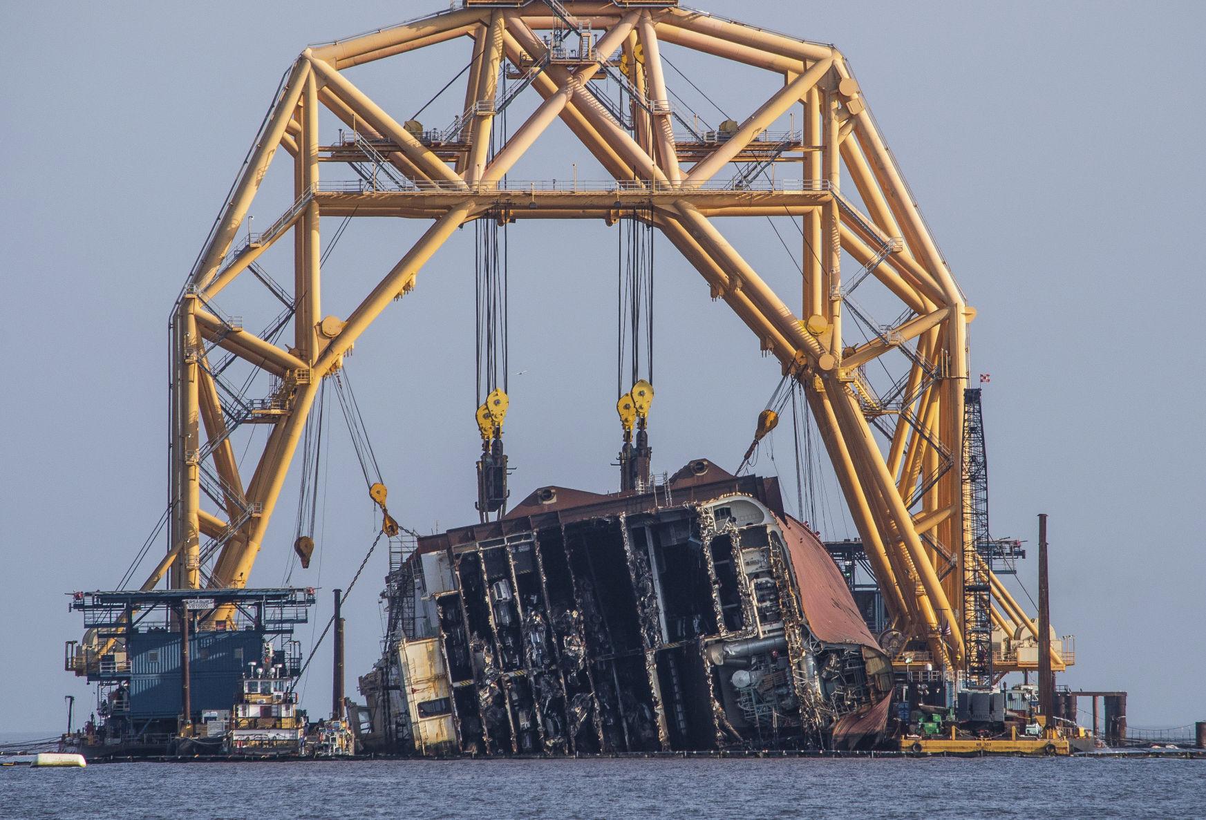 Golden Ray's third cut completed Monday night | Local News ...