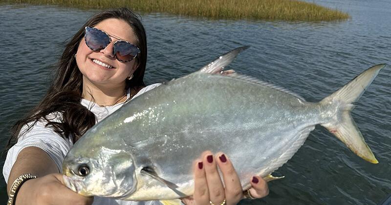 State record pompano landed in Christmas Creek | Local News ...
