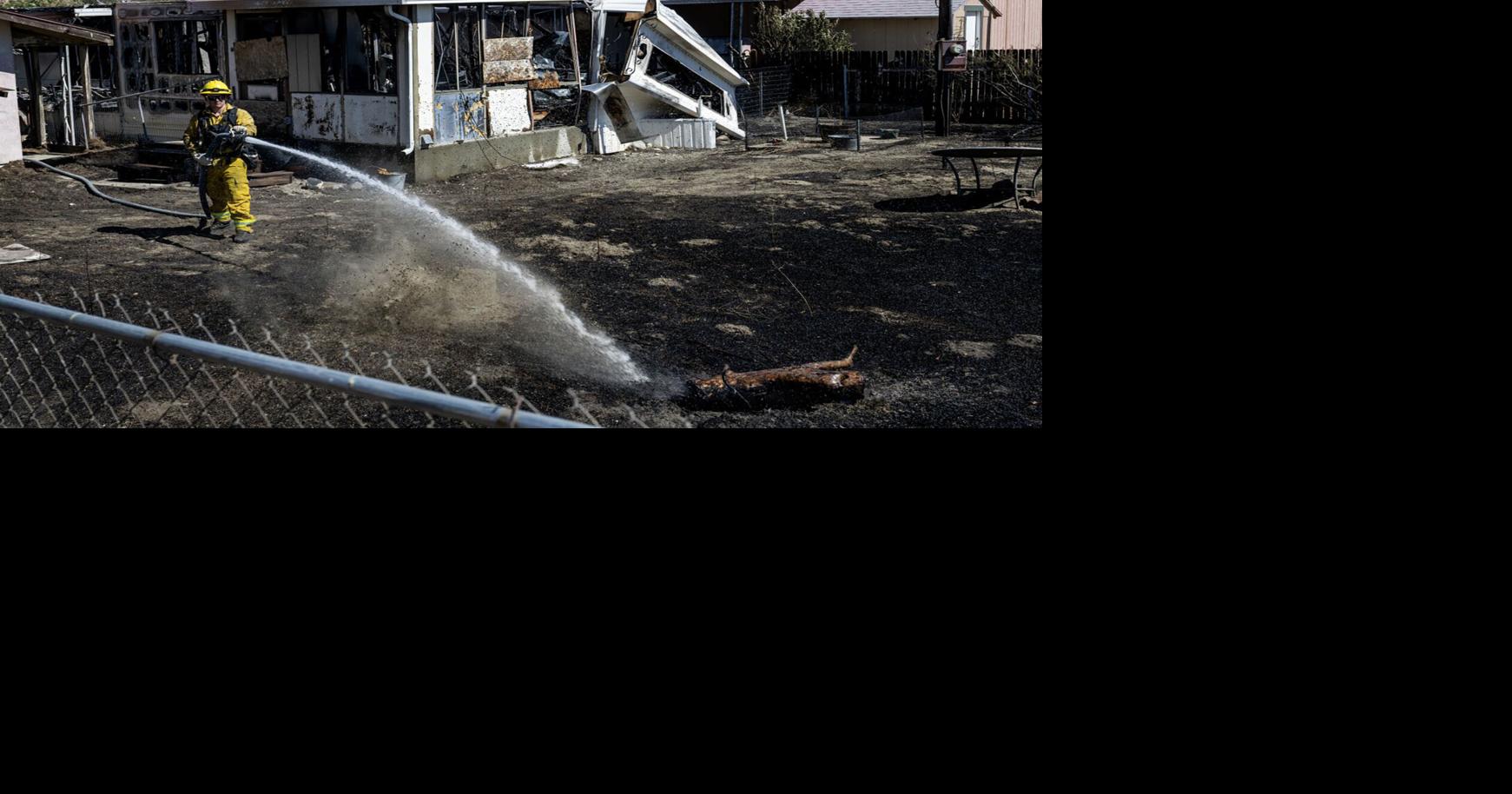 4 structures destroyed, evacuation order issued after wildfire sparked ...