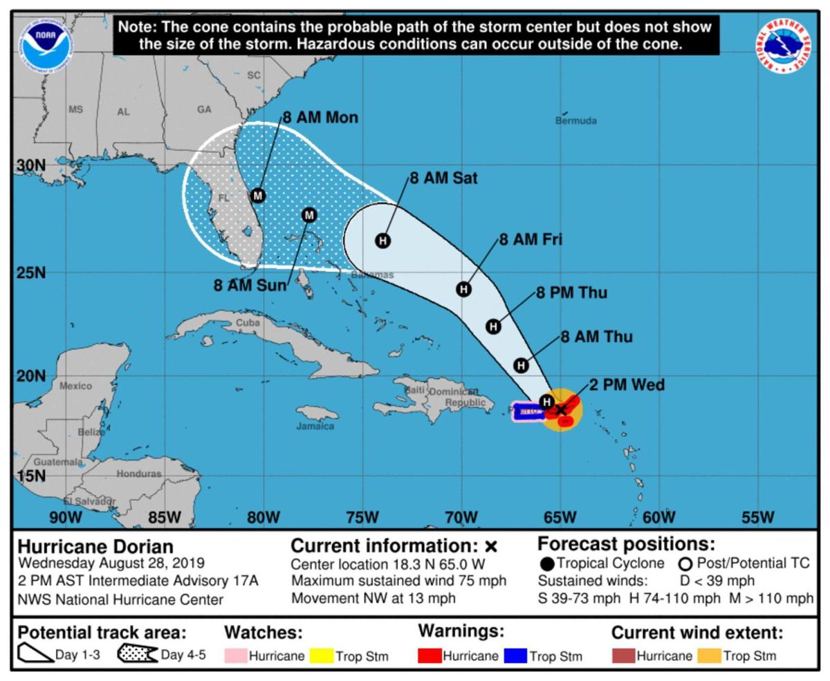 Dorian's path | | thebrunswicknews.com