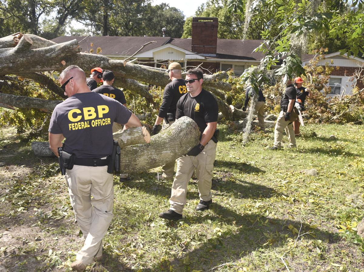 FLETC volunteers help remove Hurricane Matthew damage | Local News ...