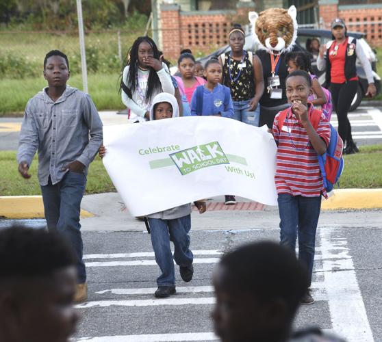 Walk to School event raises awareness of student safety | Local News ...