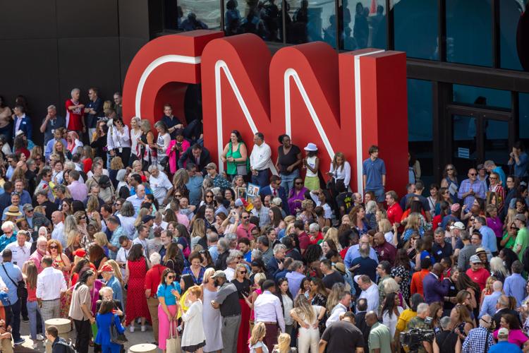 Hundreds of CNN alum bid farewell to CNN Center in Atlanta | News ...