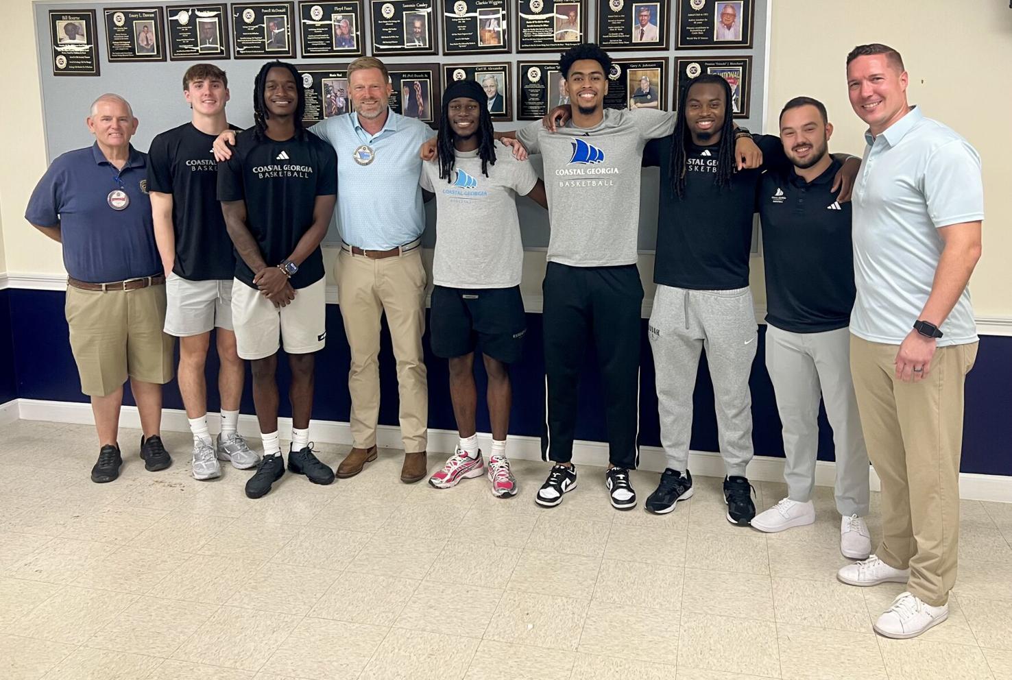 CCGA basketball visit Exchange Club | Community Life | thebrunswicknews.com