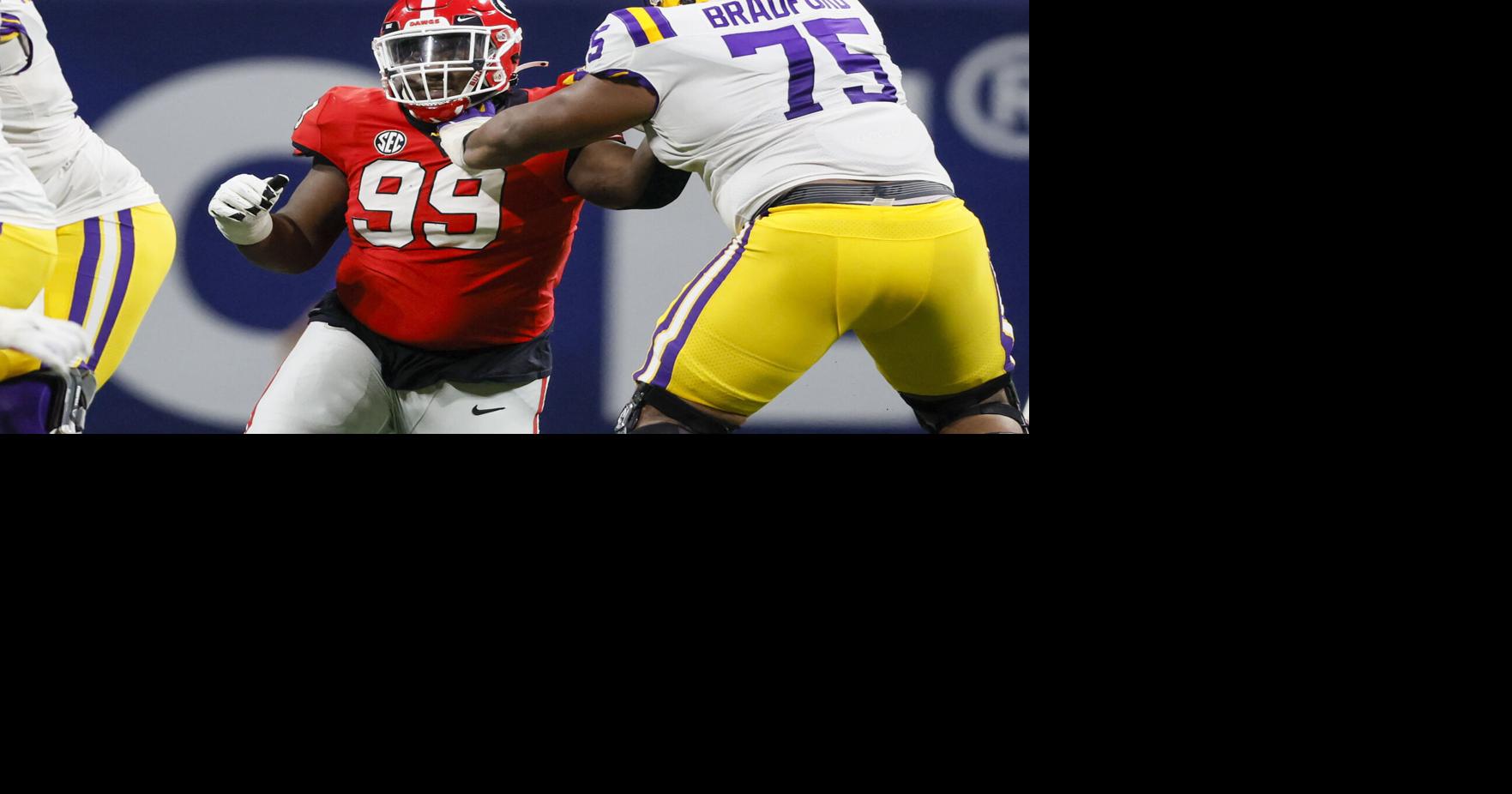 Georgia defensive tackle Bear Alexander enters transfer portal | National Sports ...