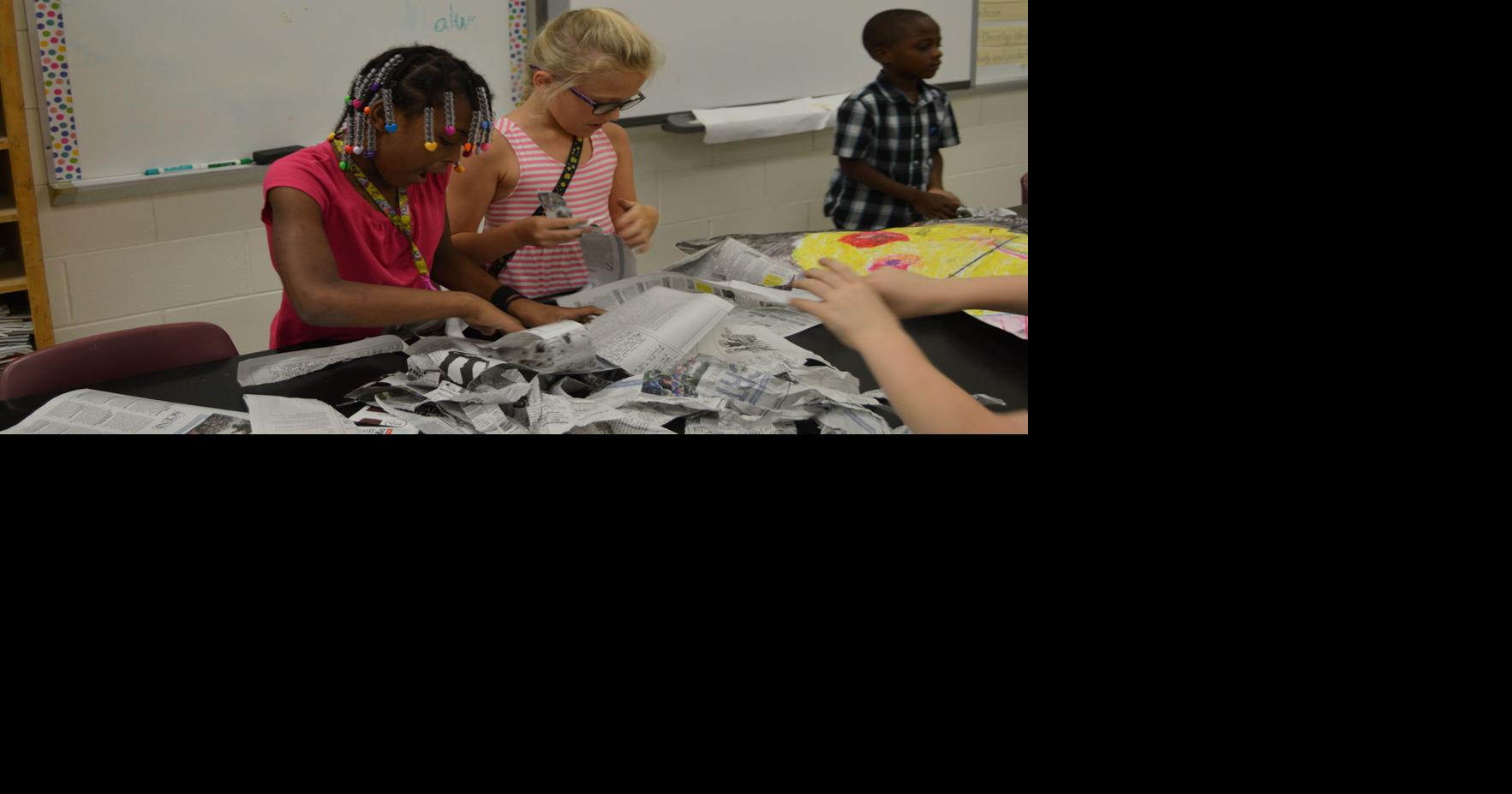 Recycled newspapers repurposed for art projects | Newspapers in ...