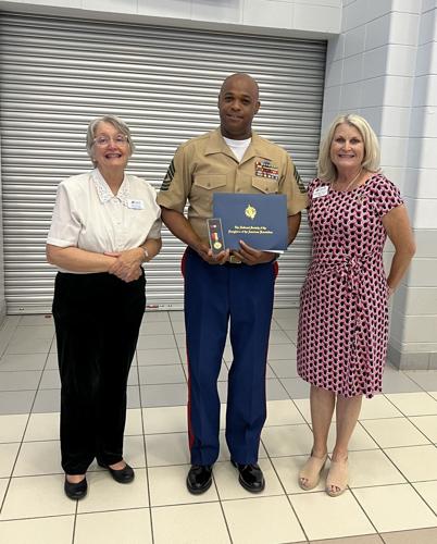 Fort Frederica Chapter presents DAR to first sergeant | Community Life ...