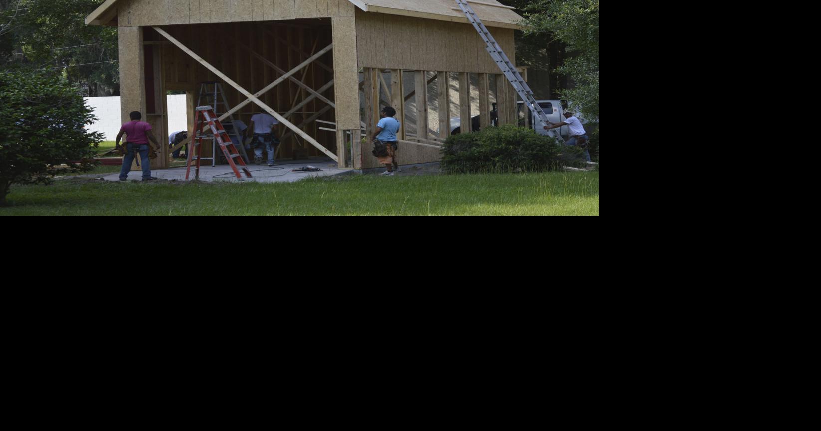 Trolley building under construction | Local News | thebrunswicknews.com