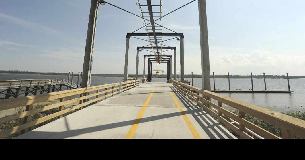 New fishing pier for Blythe Island Regional Park looking at completion ...