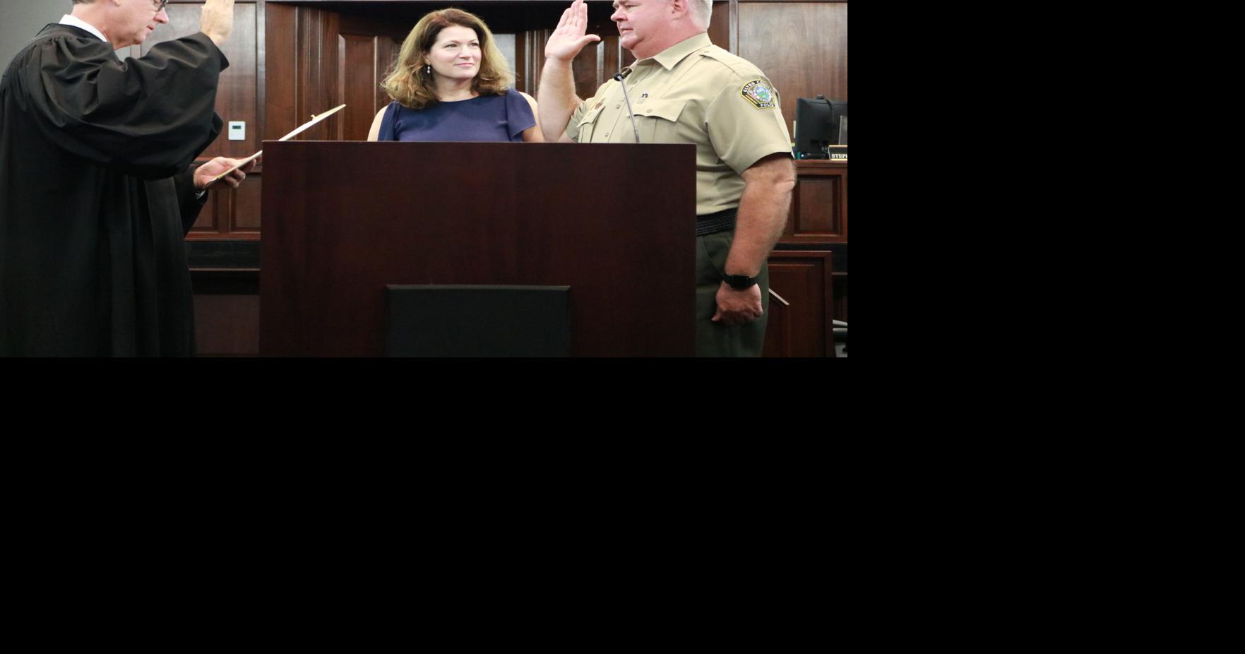 Chief Wiggins sworn in as county's new police chief | Local News ...