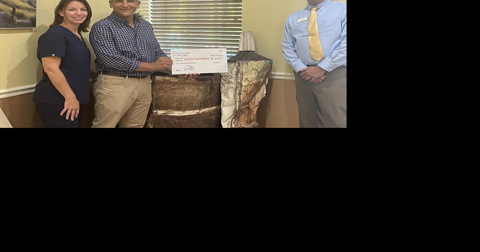 Dr. Capes donates to GICCA pathways | Community Life | thebrunswicknews.com