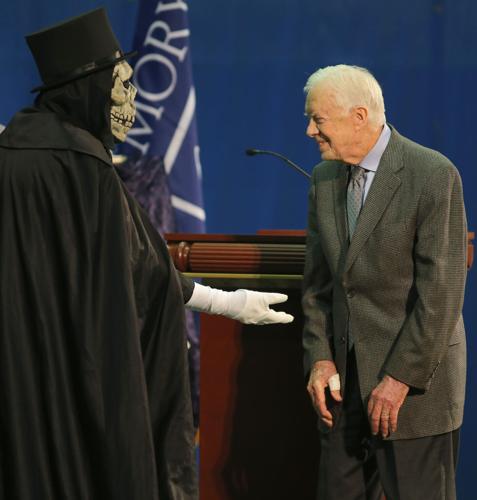 Over 38 years, Emory students quizzed and grew to love Jimmy Carter ...