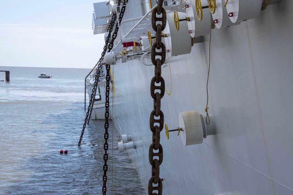 Lifting lugs in place as Unified Command gets closer to cutting up ...