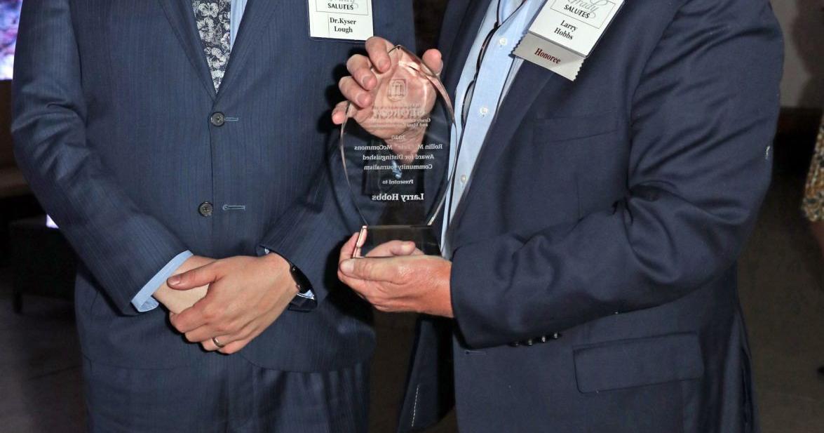 The News' Larry Hobbs receives community journalism award | Local News ...