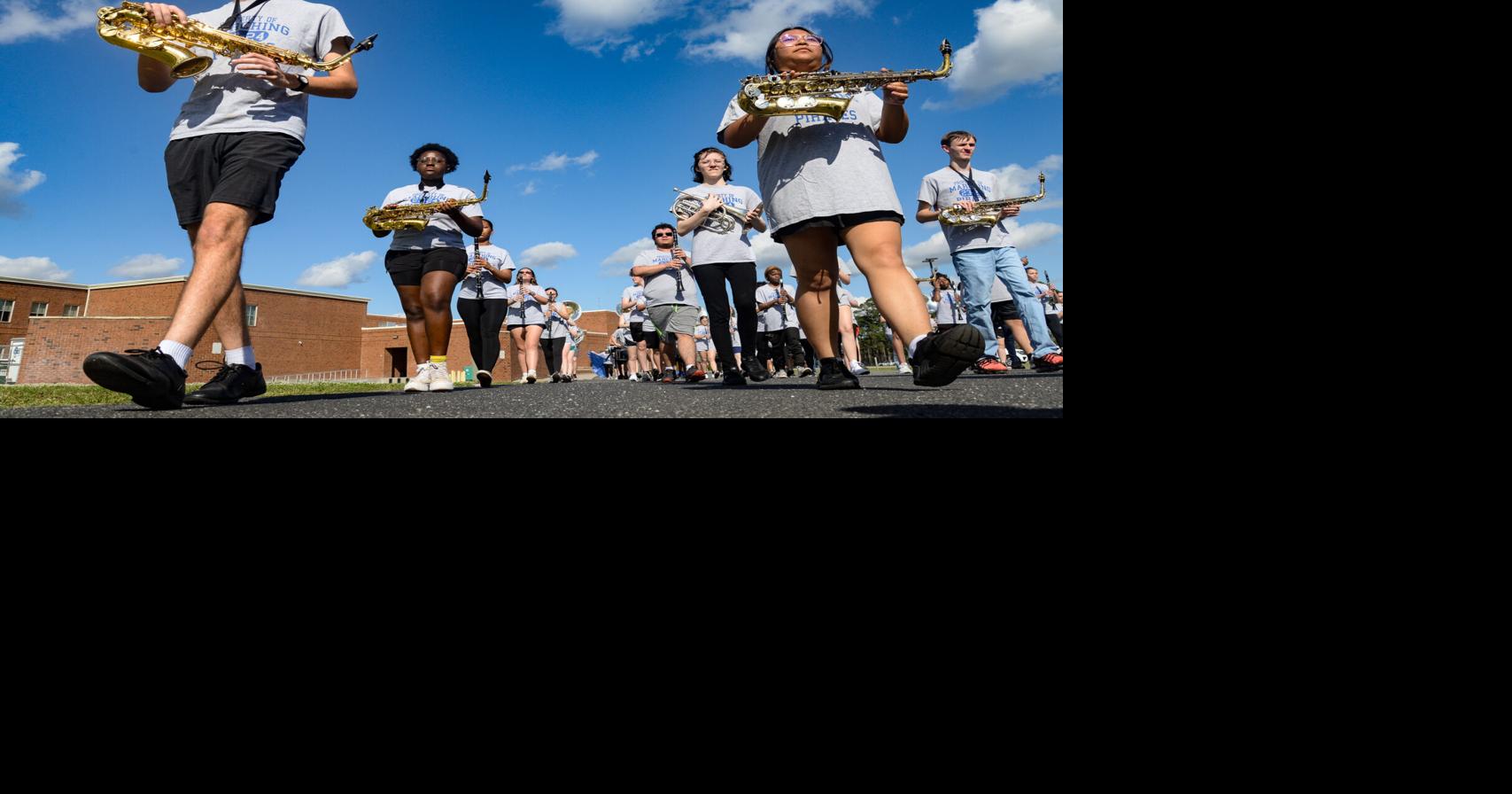 BHS Marching Pirates prep for the National Cherry Blossom Festival ...