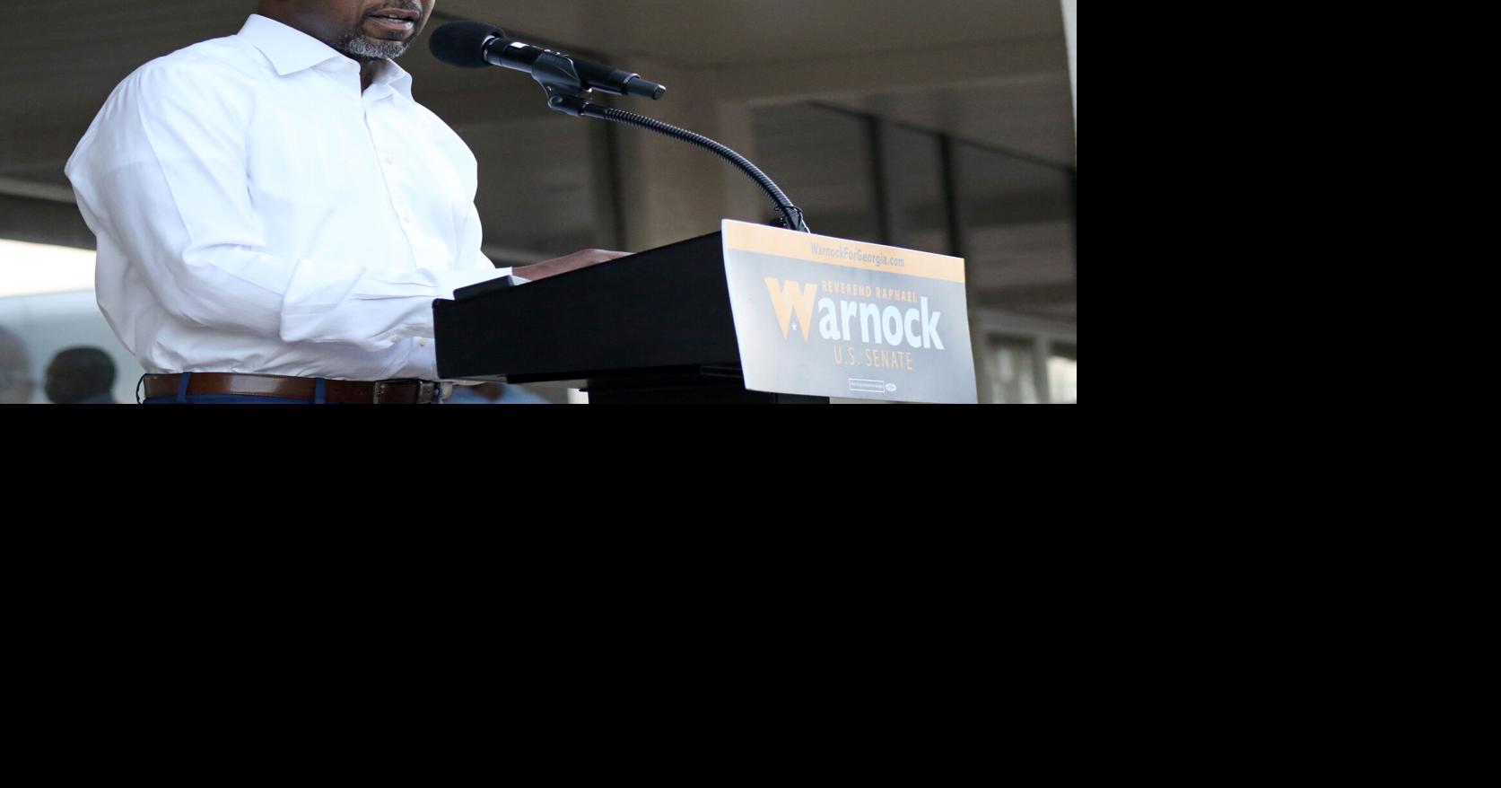 Warnock makes campaign stop in Brunswick ahead of midterm election ...