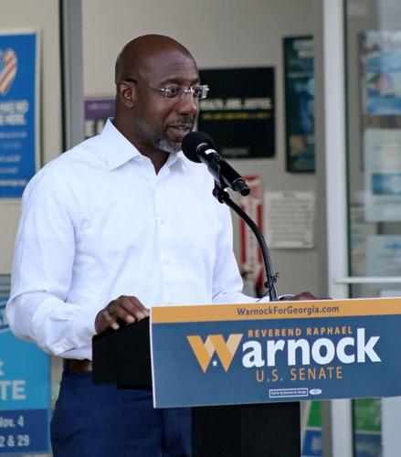 Raphael Warnock makes stop in Brunswick | Local News | thebrunswicknews.com