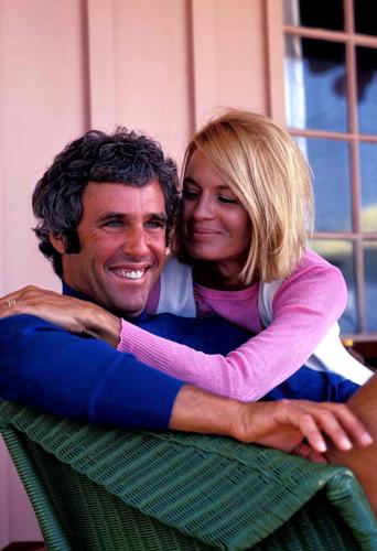 Angie Dickinson And Burt Bacharach In 1971