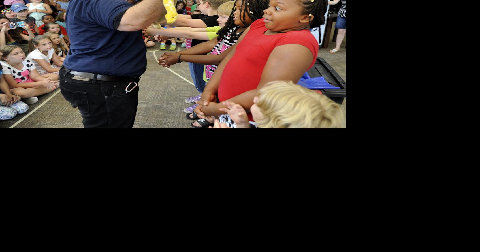 Into the wild: Library hosts educational Wild Wonders Animal Show ...