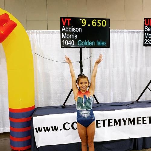 Local gymnast earns gold in first season | Local Sports ...