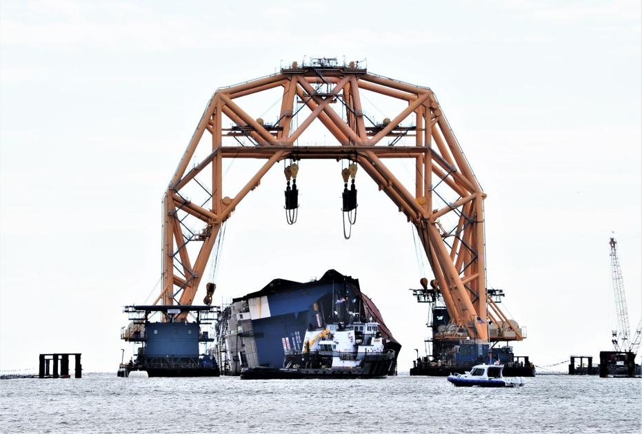 VB 10,000 to commence cutting Golden Ray today | Local News | The ...