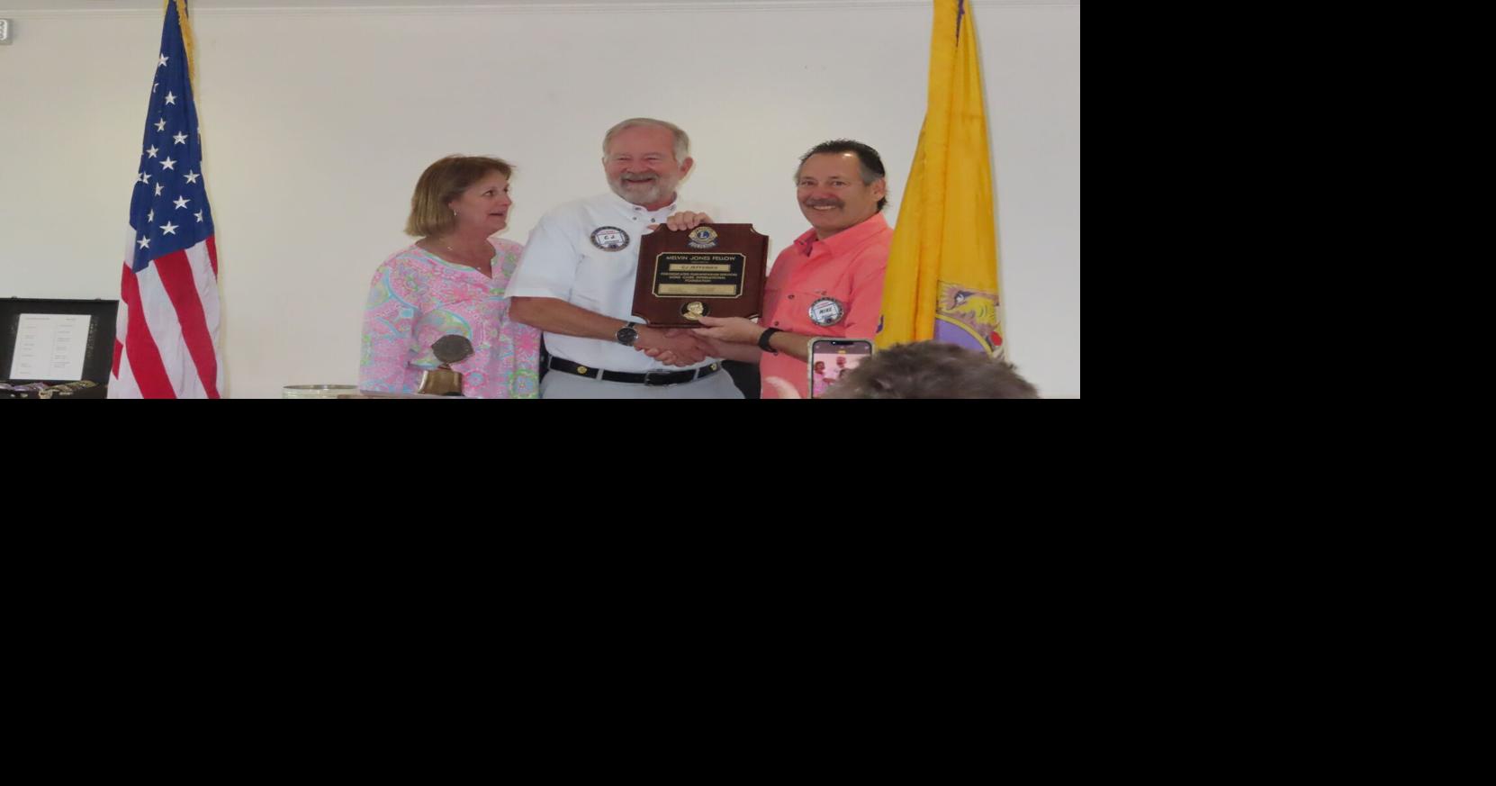 Jekyll Lions presents Melvin Jones Award | Community Life ...