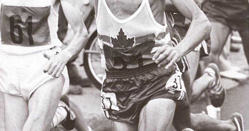 Winner of the Boston Marathon, legendary Canadian runner Jerome Drayton ...