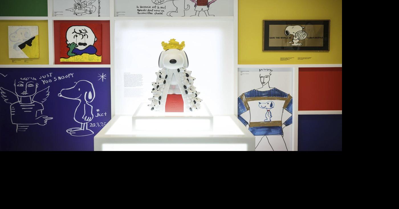 A new exhibition in Paris celebrates Snoopy's style ahead of his 75th ...