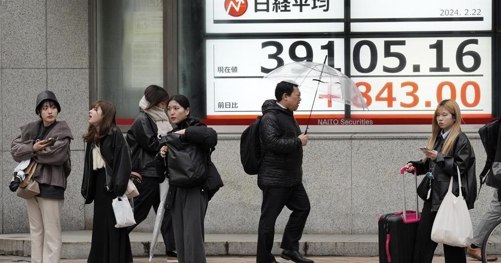 Japan's Nikkei stock index breaks its 1989 record and surges to an all ...